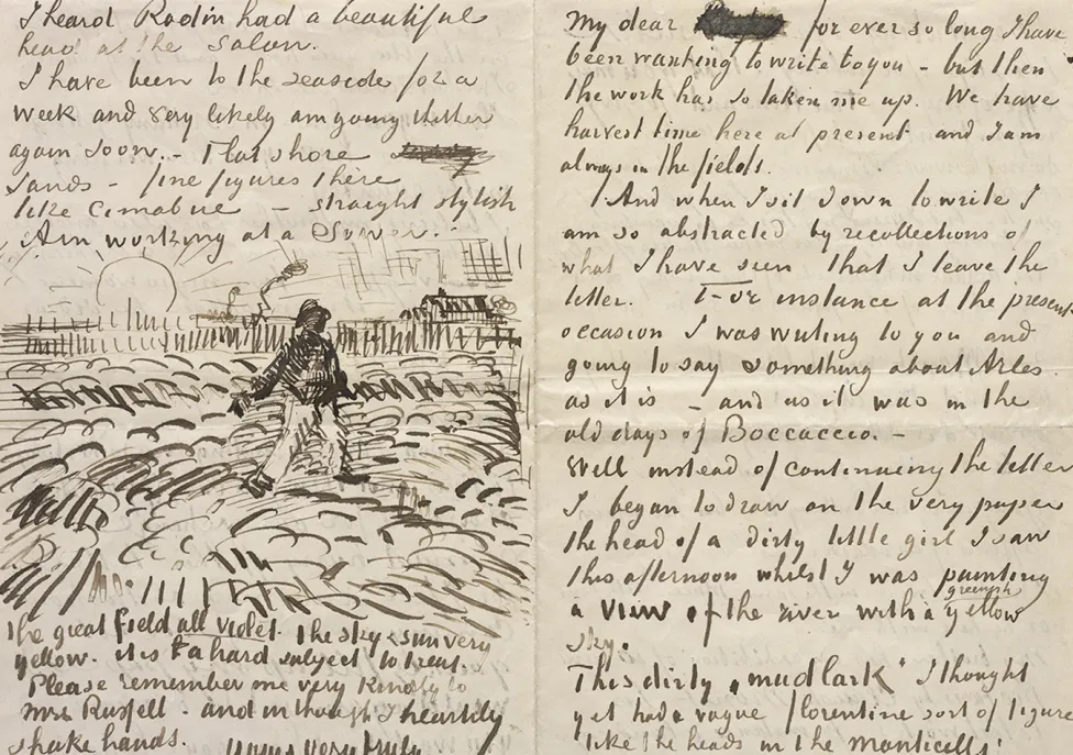 Six Letters by Van Gogh | Detroit Institute of Arts Museum